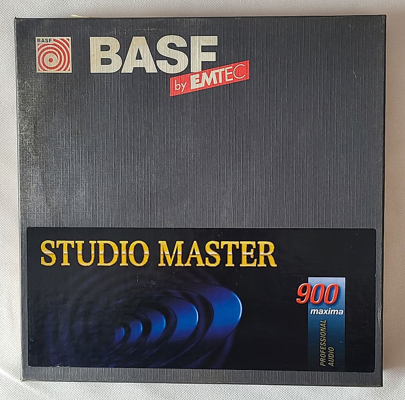 BASF Studio Master 900 maxima 10 1/2 Inch reel, 1/2 inch tape | Reverb