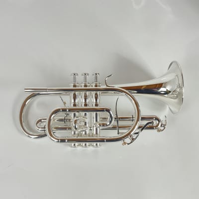 Besson BE2028 Prestige Series Bb Cornet Silver | Reverb