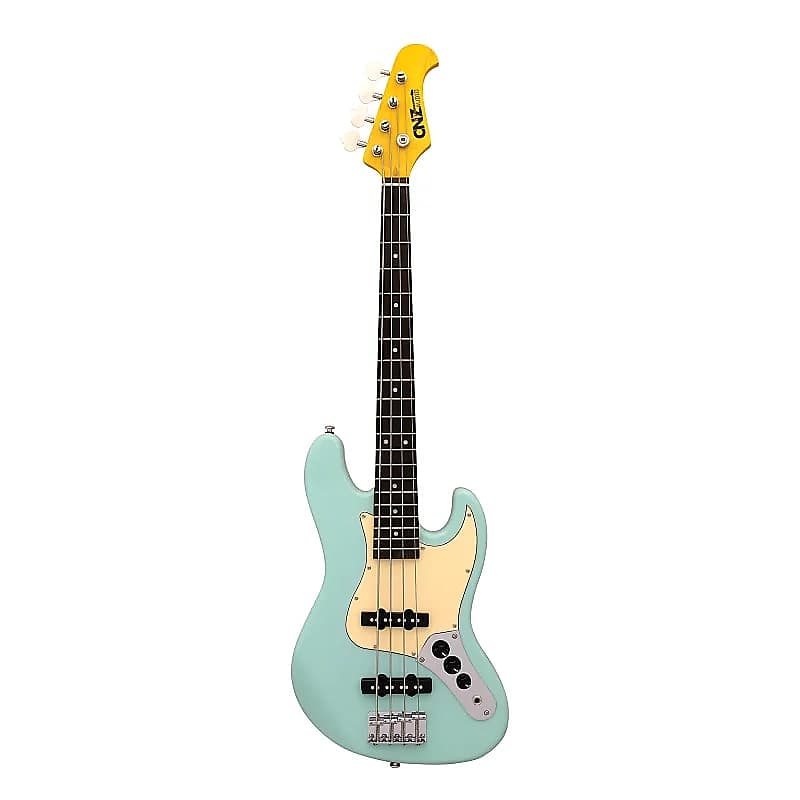 CNZ Audio JB Mini Electric Bass Guitar - Maple Neck, Rosewood | Reverb
