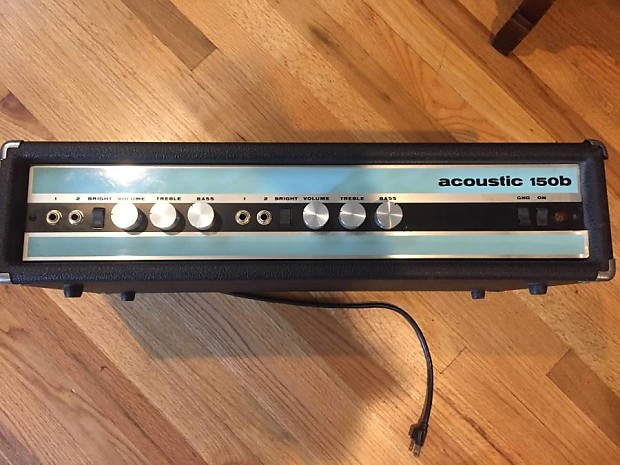 Acoustic 150b Black with Blue Panel | Reverb