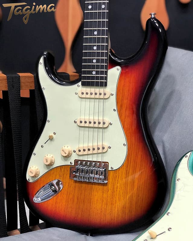 Tagima TG-500 Left Handed - Sunburst | Reverb