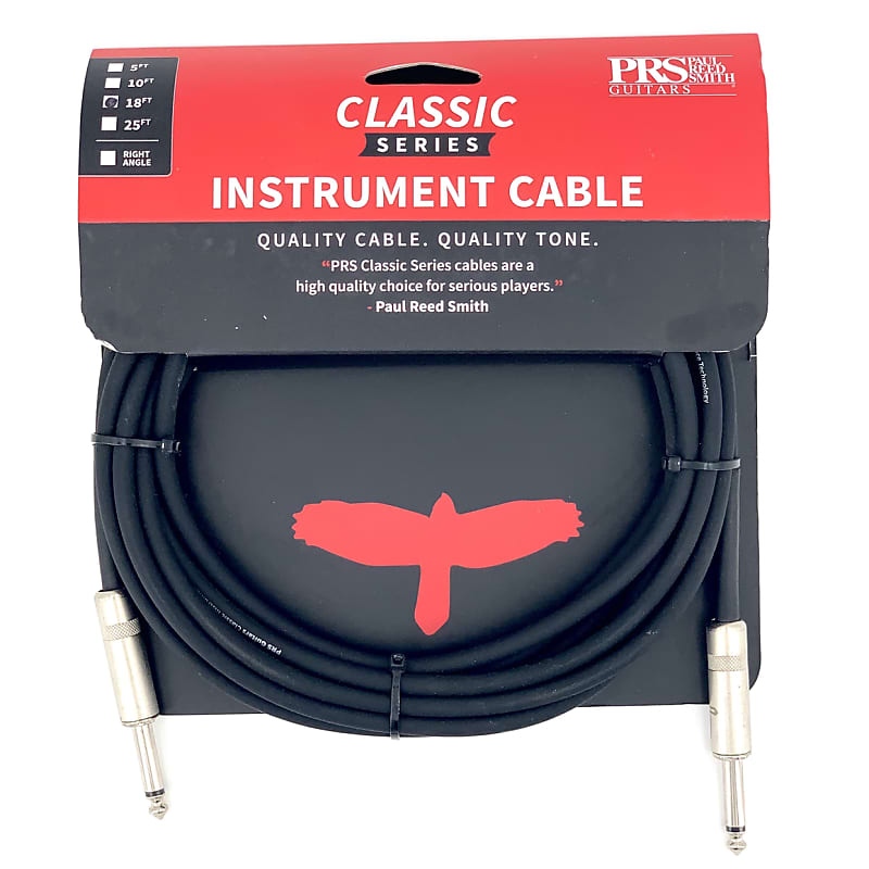 PRS Classic Series Instrument Cable - 18' Straight-Straight - | Reverb