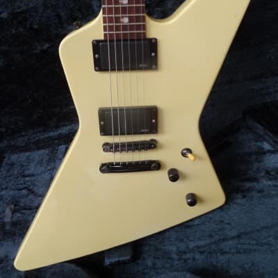 ESP MX-220 EET FUK Explorer James Hetfield Only 25 Made White | Reverb