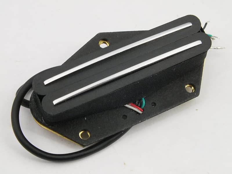 Hot Rail Single Coil Humbucker Pickup Artec TRA73C Black & | Reverb
