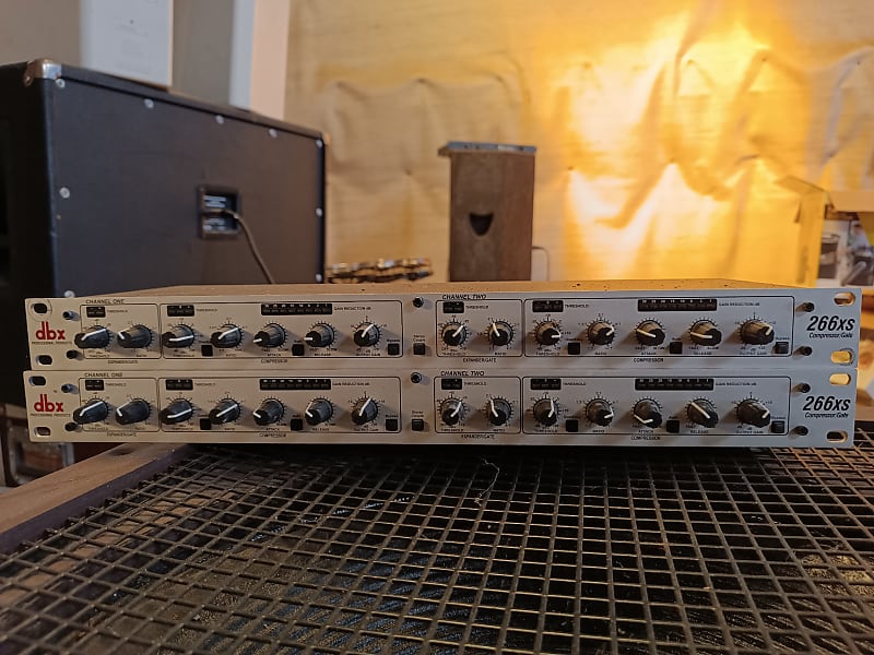 2 Units Of dbx 266xs Dual-Channel Compressor / Gate | Reverb