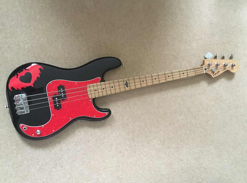 Squier Pete Wentz Precision Bass FALLOUT BOY BASSIST'S | Reverb UK