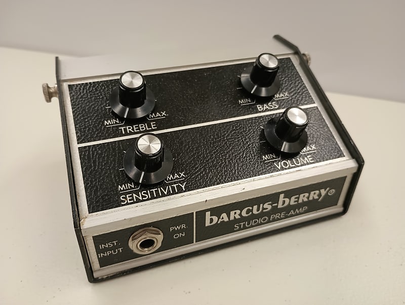 Barcus Berry Model 1332-1 Studio Preamp 1970'S - Black | Reverb