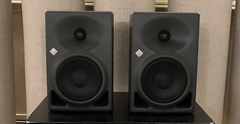 Neumann KH120A Studio Monitors with ISO-130 Monitor Stands | Reverb