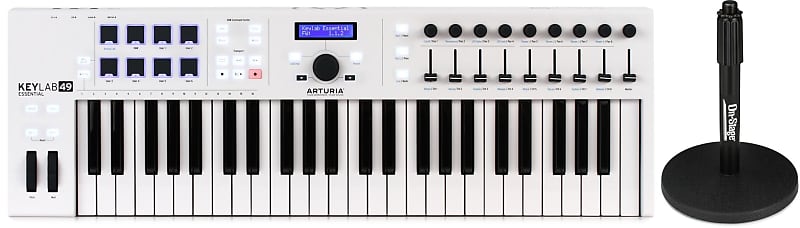 Arturia KeyLab Essential 49 49-key Keyboard Controller Bundle | Reverb