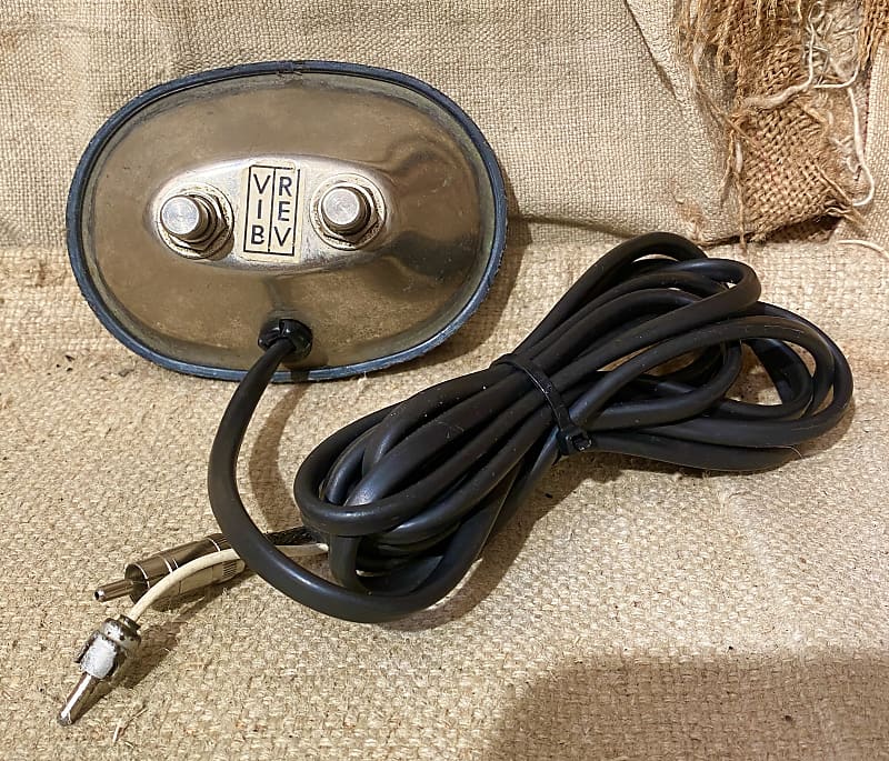 Vintage Fender Guitar Amp Footswitch ~1970's Reverb-Vibrato | Reverb