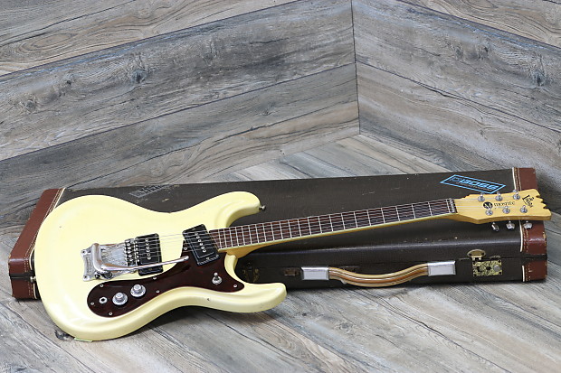 VINTAGE! Mosrite Ventures Model Mark I 1965 White + OHSC | Reverb