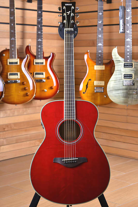 Yamaha Transacoustic FSTA Ruby Red | Reverb