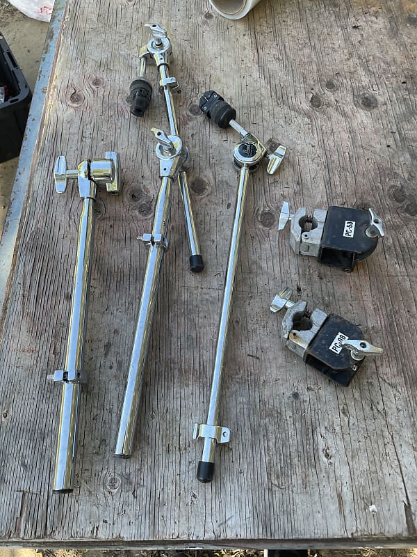 Pearl 2x Pearl Drum Rack Boom Cymbal Stands plus pc -50 08 | Reverb