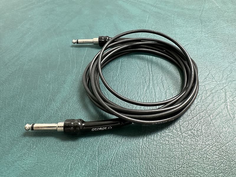 George L's .155 Instrument Cable 10' 1980s | Reverb