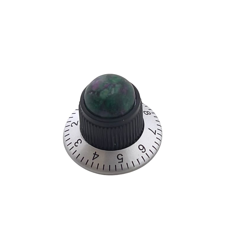 Gemstones (Green Ruby Zoisite) - Custom Guitar Knobs - | Reverb
