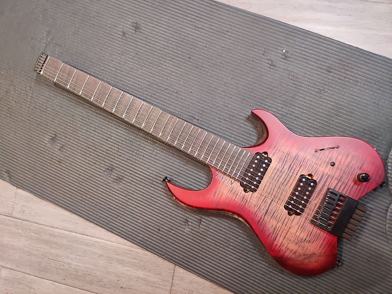 Kiesel Vader V7 2015 27" 7 Strings Flame maple Fretboard and | Reverb
