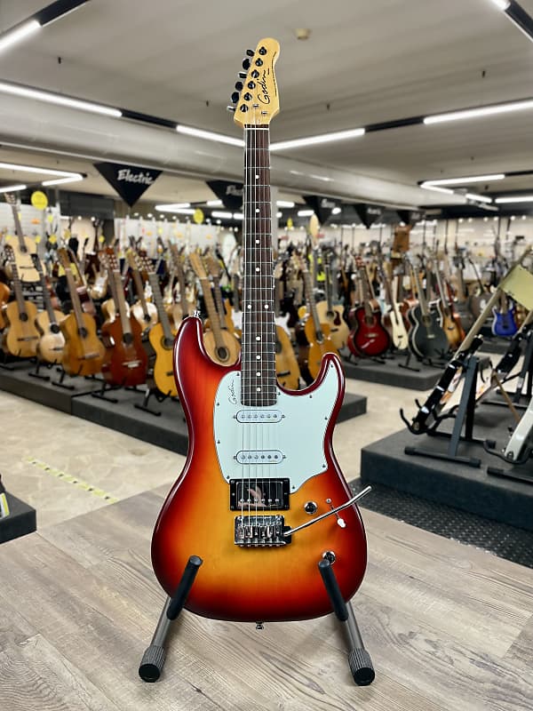 Godin SESSION RW CHERRY BURST SG + BORSA | Reverb