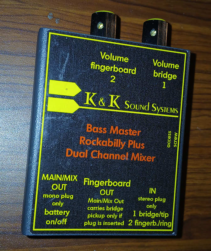 K & K Sound Systems Bass Master Rockabilly Plus Upright Bass | Reverb