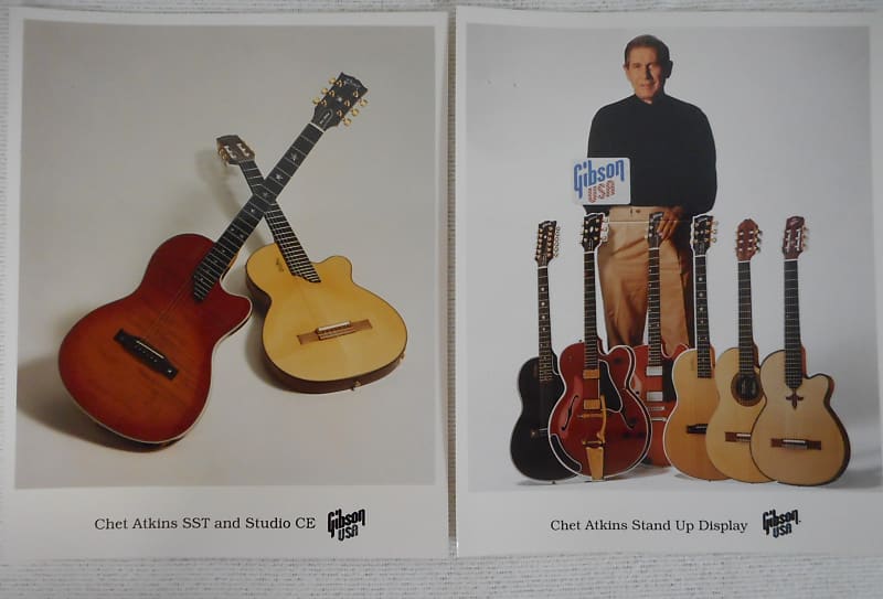 Gibson Set of 2 Chet Atkins Promotional Prints 90's | Reverb
