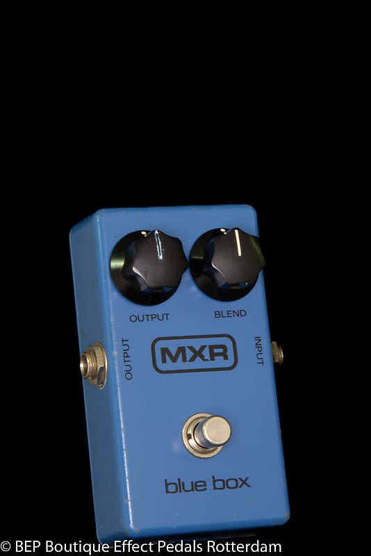 Vintage MXR Blue Box Block Logo 1977 s/n 3-008 140 as used by | Reverb