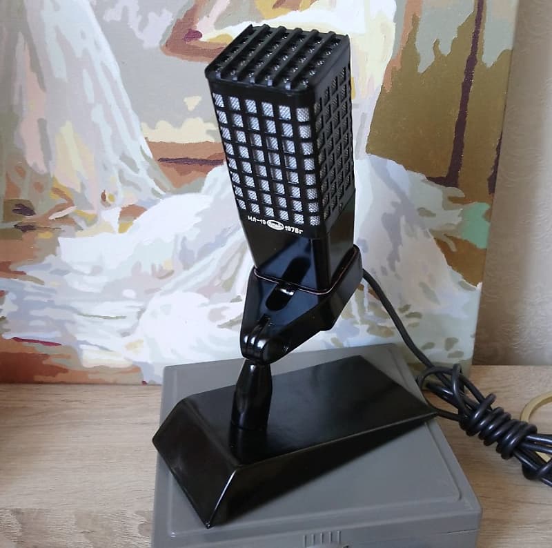 1970s early version Soviet ribbon microphone Oktava ml-19 XLR | Reverb