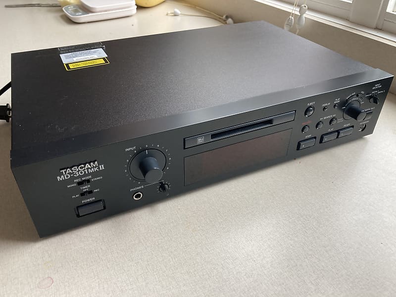 Tascam MD-301 MkII Minidisc Recorder/Player 2001 Black | Reverb