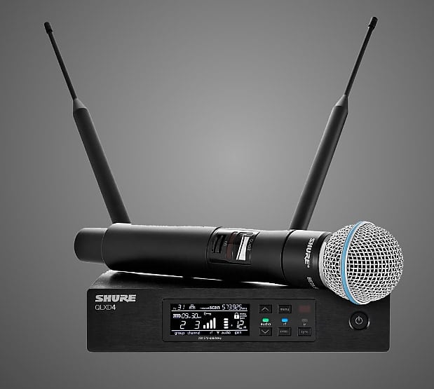Shure QLXD24/B58-J50A System with QLXD2/BETA58A Transmitter | Reverb