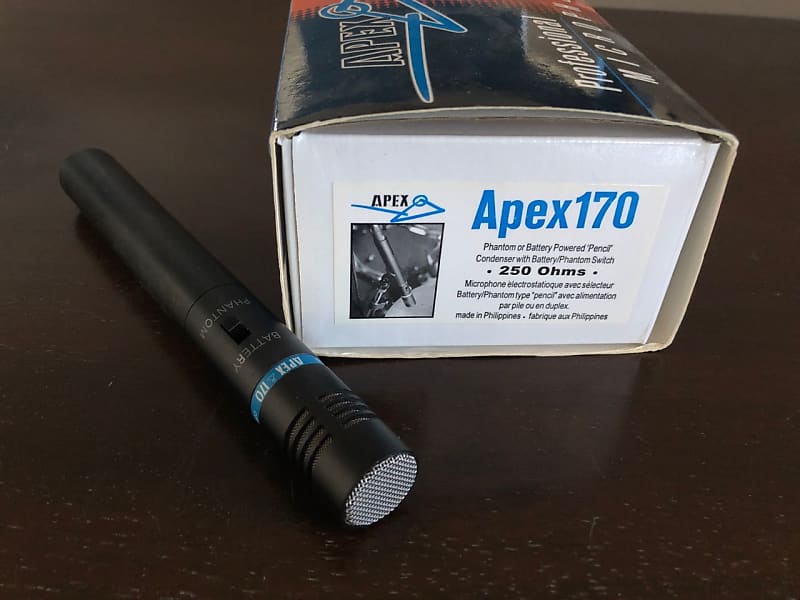 Apex 170 Pencil Condenser Mic w/ Phantom power | Reverb