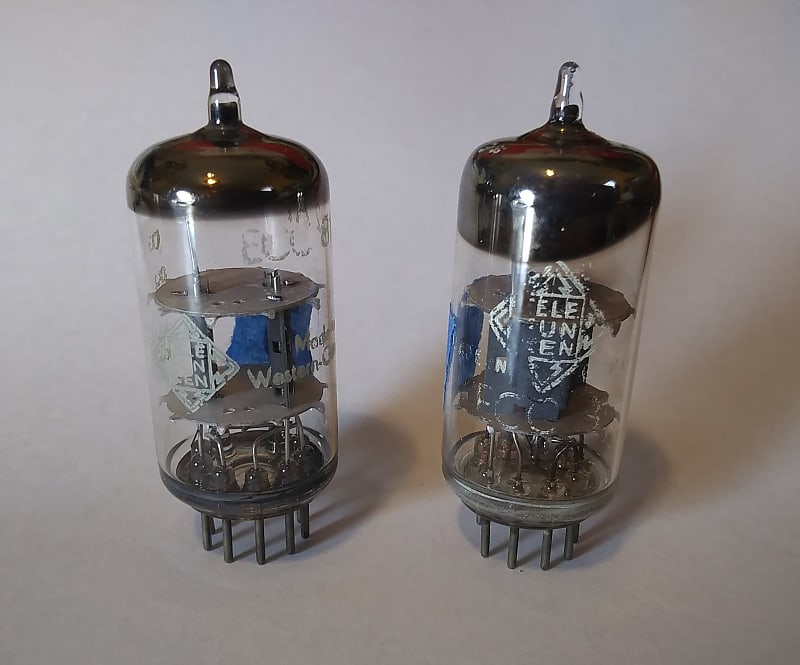 Telefunken 12AT7 Matched Pair. 1960's. Test NOS ECC81 | Reverb