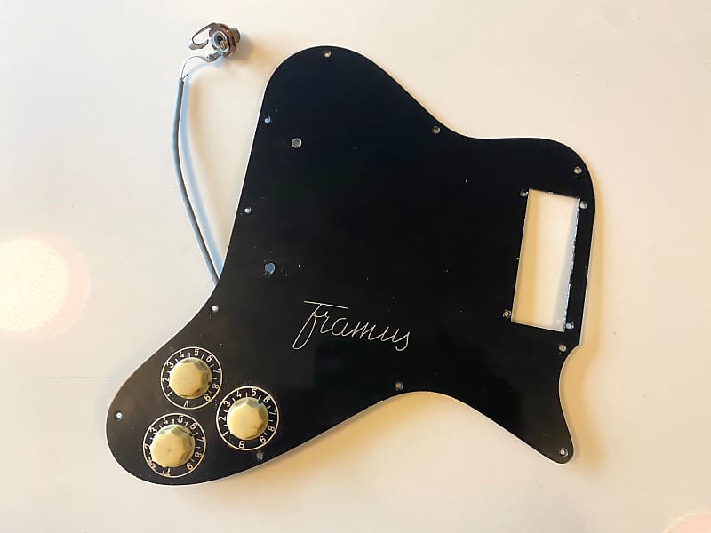 1960s Original Framus Strato 5/154 Pickguard & Controls | Reverb