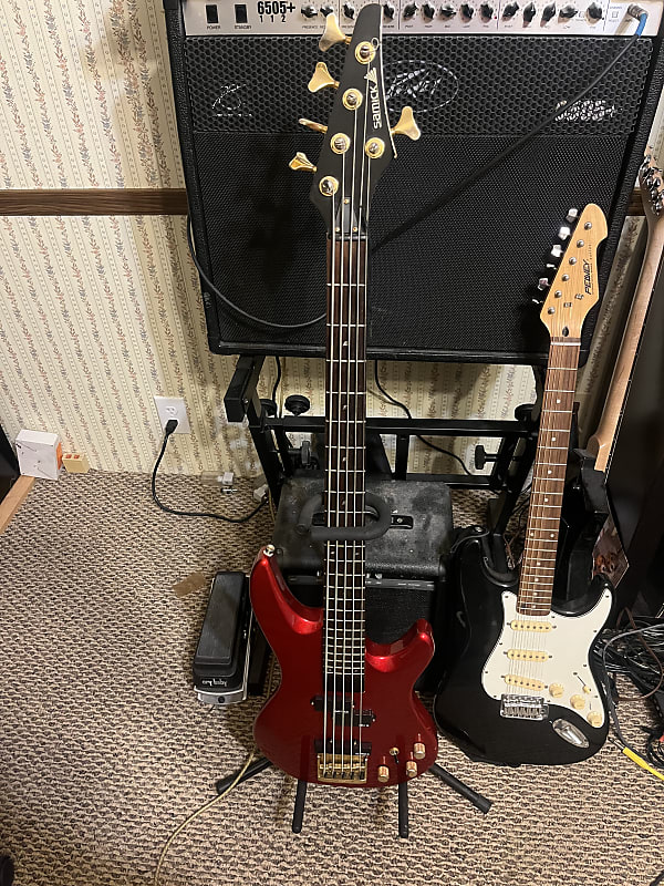 Samick Thunder 5 1990s - Red | Reverb