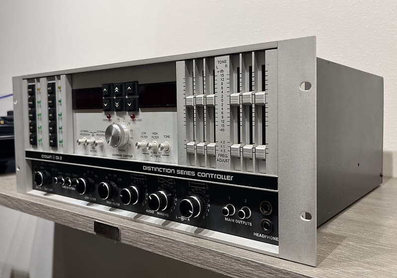 Crown DL-2 Preamp & Controller w/ DL2 Power Supply and Phono | Reverb