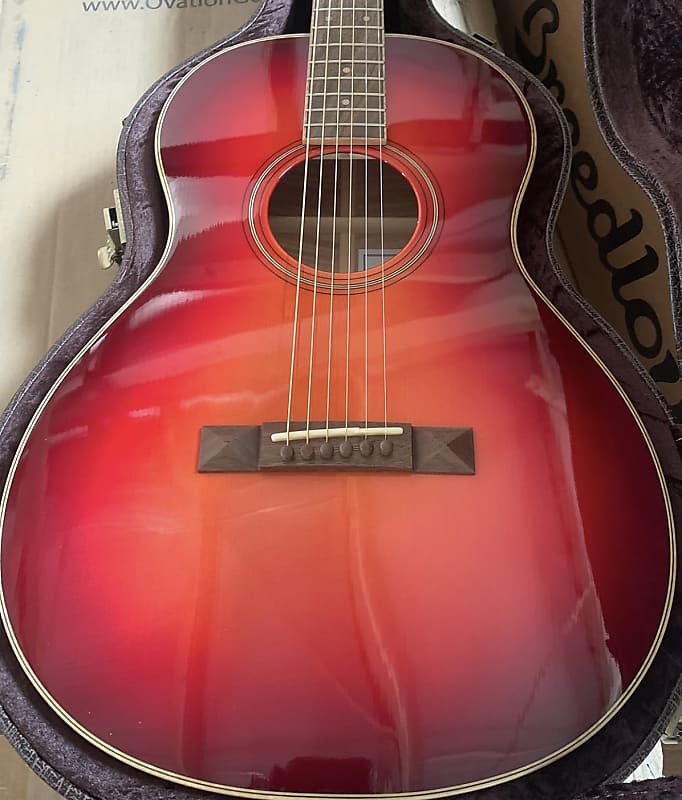 Bedell Wildfire 2015 - Parlor Fire Burst Gloss Guitar | Reverb