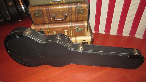 Gibson The Ripper Bass Hard Case 1974 Vintage Black w/Pink | Reverb