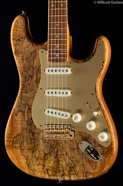 Fender Custom Shop Spalted Maple Artisan Stratocaster (372) | Reverb