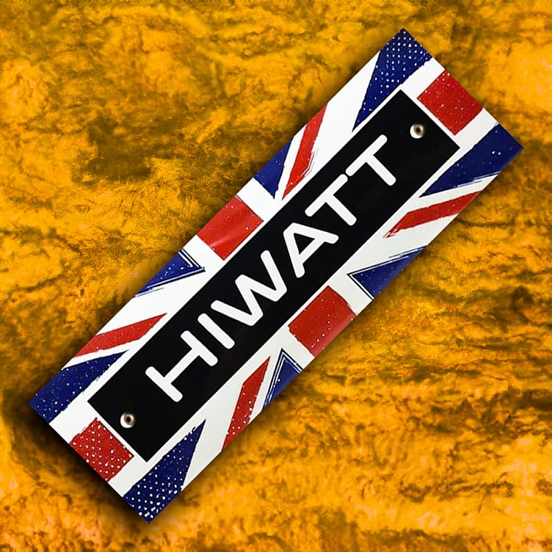 HIWATT AMPLIFIERS "UNION JACK" STICKER INSANELY RARE LIMITED | Reverb