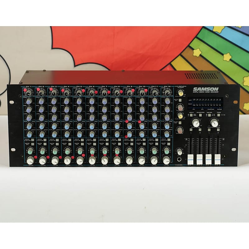 Used Samson MPL-1204 Rack mountable 12 channel MIxer | Reverb