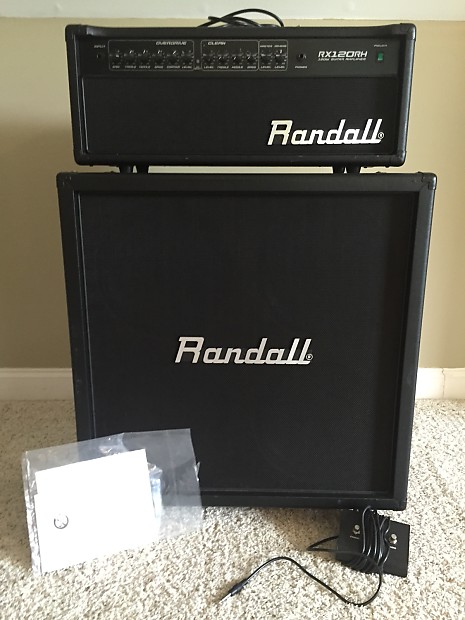 Randall RX120RH Head and RX412 Cabinet Black | Reverb