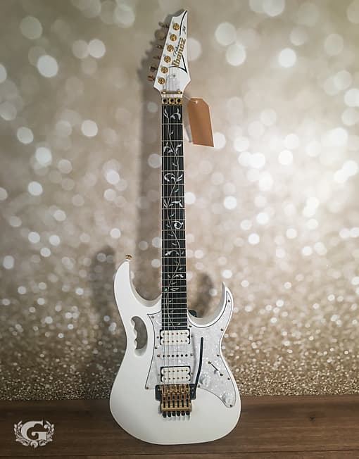 Ibanez Jem7VP Steve Vai Signature 2022 - White | Reverb