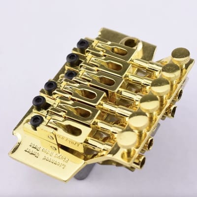 Gold Floyd Rose Licensed Guitar Bridge Tremolo Double Locking | Reverb