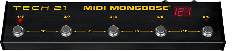 TECH 21 Midi Mongoose Foot Controller | Reverb UK