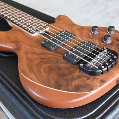 Wal MK2 2021 Flame Walnut 5 string bass guitar | Reverb