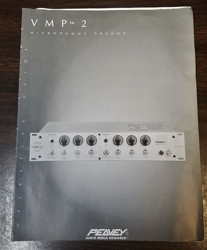 Peavey VMP-2 MANUAL | Reverb