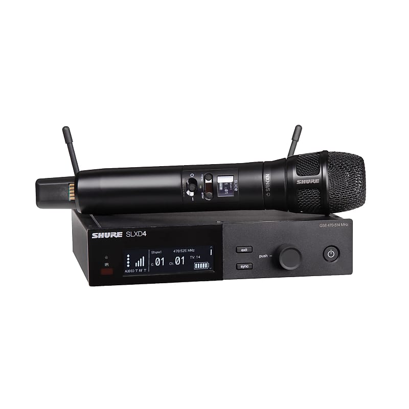 Shure SLXD24/N8SB-J52 Nexadyne Handheld Wireless System Black | Reverb