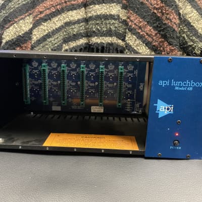 API 500-8 8-slot 500 Series Lunchbox Bundle with API Rack | Reverb
