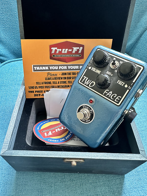 Tru-Fi Two Face Fuzz 2022 - Blue | Reverb