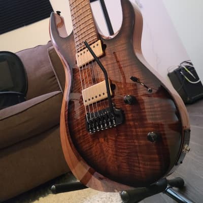 Kiesel Neck-thru Aries 2021 - Flamed Koa gloss | Reverb