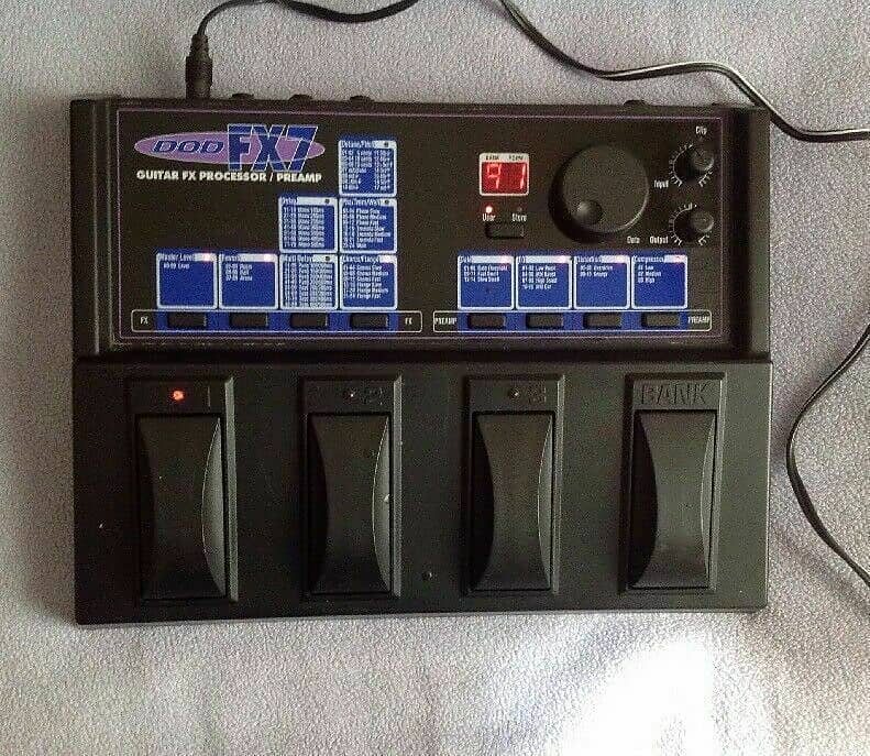 Rare DOD FX7 Guitar Multi Effects Processor & Preamp - | Reverb UK