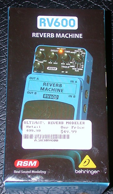 Behringer RV 600 Reverb Machine Designed in Germany | Reverb
