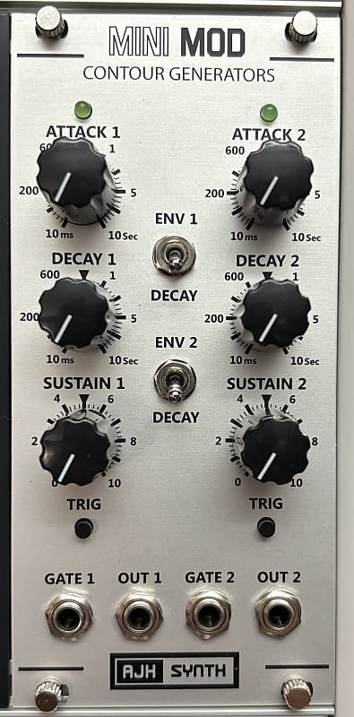 AJH Synth MiniMod Dual Contour Generators 2023 - Silver | Reverb AJH Synth MiniMod Dual Contour Generators 2023 - Silver | Reverb